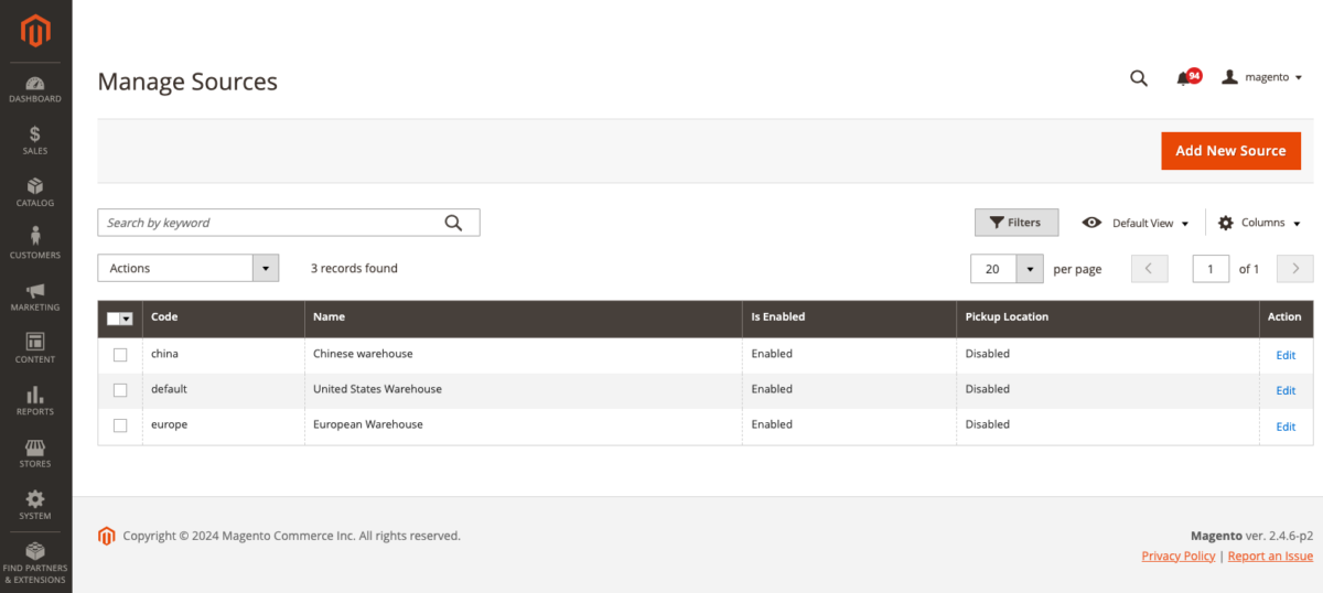 Multistore – Magento Open Source